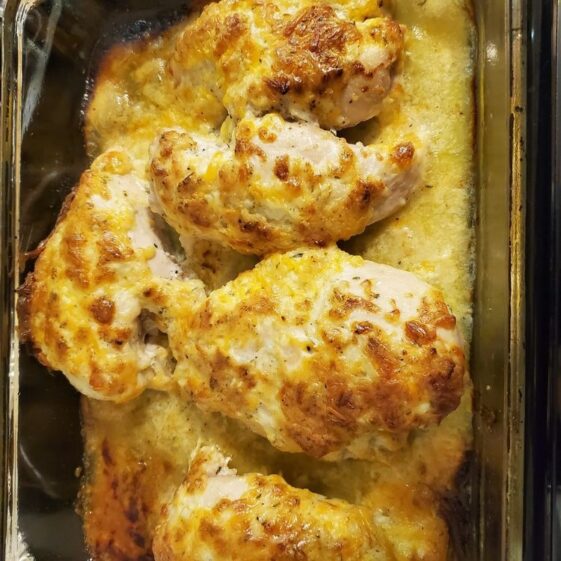 Cheddar Baked Chicken – foodvigor